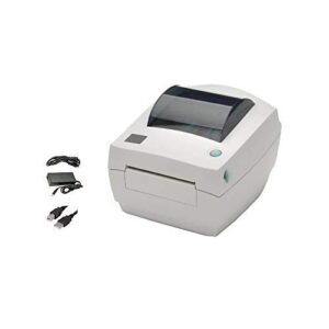 lp2844 zebra printer � thermal desktop for shipping labels, barcodes, receipts, tags � usb interface, 4 inch, with power supply (renewed)