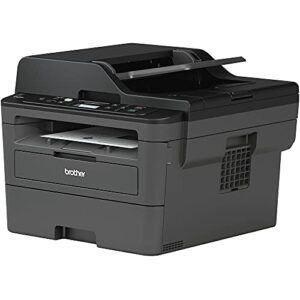 Brother DCP-L2550DWB All-in-One Wireless Monochrome Laser Printer - Print Scan Copy - 2400 x 600 dpi, 36 ppm, 128MB Memory, 250-Sheet, 50-Sheet ADF, Automatic Duplex Printing, CBMOUN Printer Cable