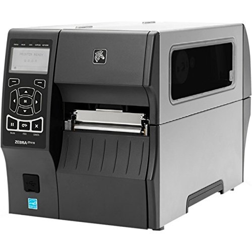 Zebra ZT410 Direct Thermal/Thermal Transfer Printer - Monochrome - Desktop - Label Print - 4.09in Print Width - 14 in/s Mono - 300 dpi - Bluetooth - USB - Serial - Ethernet - LCD (Renewed)