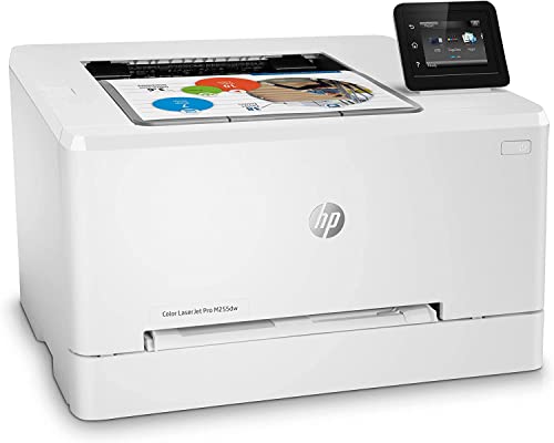 HP Color Laserjet Pro M255dw Wireless Laser Printer Single-Function, White - 22 ppm, 600 x 600 dpi, 8.5 x 14, Auto Duplex Printing, 2.7" Touchscreen, Ethernet, Cbmou Printer Cable