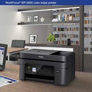 Epson Workforce WF-2930 Wireless All-in-One Printer with Scan, Copy, Fax, Auto Document Feeder, Automatic 2-Sided Printing and 1.4" Color Display