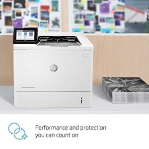 HP LaserJet Enterprise M611dn Monochrome Printer with built-in Ethernet & 2-sided printing (7PS84A) White