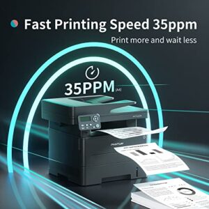 Pantum Wireless All-in-One Multifunction Laser Printer M7102DW, Print Copy Scan, (Monochrome) Black and White Only, Mobile Printing and Duplex Printing with 50-Sheet ADF, High Speed 35 PPM