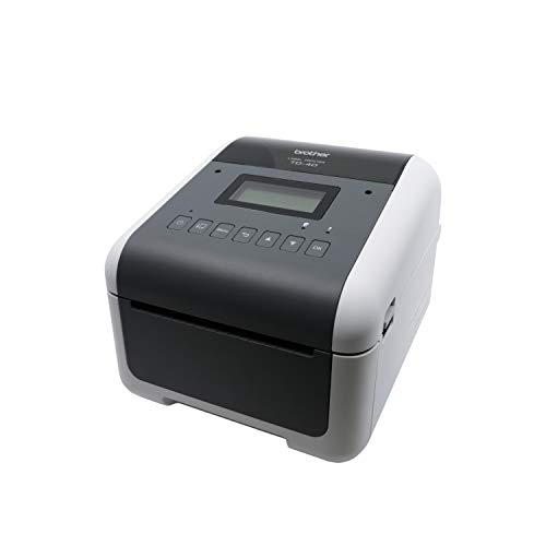 Brother TD-4550DNWB Desktop Direct Thermal Printer - Monochrome - Label Print - Ethernet - USB - Serial - Bluetooth