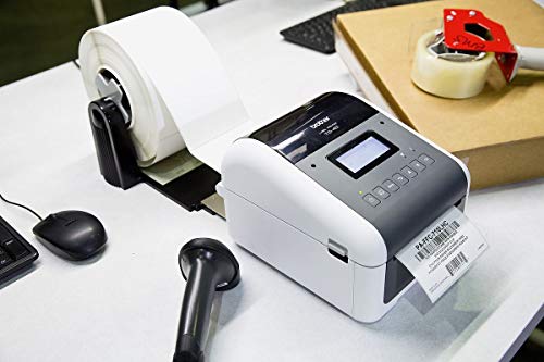 Brother TD-4550DNWB Desktop Direct Thermal Printer - Monochrome - Label Print - Ethernet - USB - Serial - Bluetooth