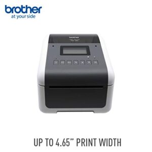 Brother TD-4550DNWB Desktop Direct Thermal Printer - Monochrome - Label Print - Ethernet - USB - Serial - Bluetooth