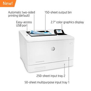 HP Color LaserJet Enterprise M455dn Duplex Printer (3PZ95A), white