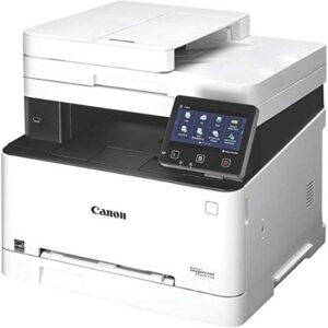 Canon imageCLASS MF644Cdw Wireless Laser All-in-One Color Printer, Print Scan Copy Fax, Automatic Duplex Document Feeder, 22 ppm, 600 x 600 dpi, Works with Alexa, Bundle with JAWFOAL Printer Cable.