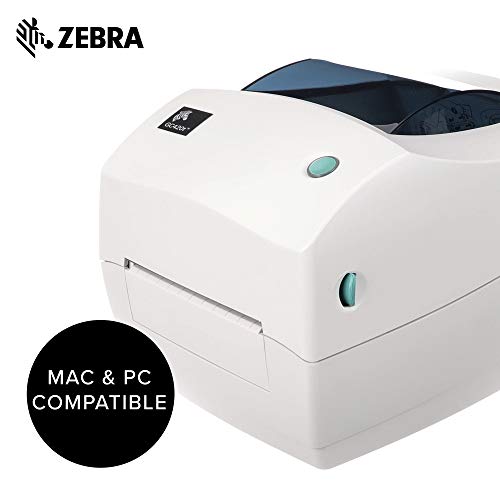 ZEBRA GC420t Thermal Transfer Desktop Printer Print Width of 4 in USB Serial and Parallel Port Connectivity GC420-100510-000