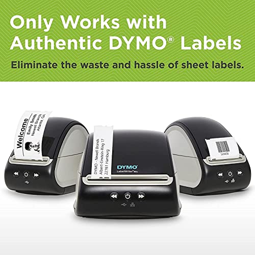 DYMO LabelWriter 550 Turbo Direct Thermal Label Printer, USB and LAN Connectivity Monochrome Label Maker - Print up to 90 Labels Per Minute, 300 dpi, Auto Label Recognition