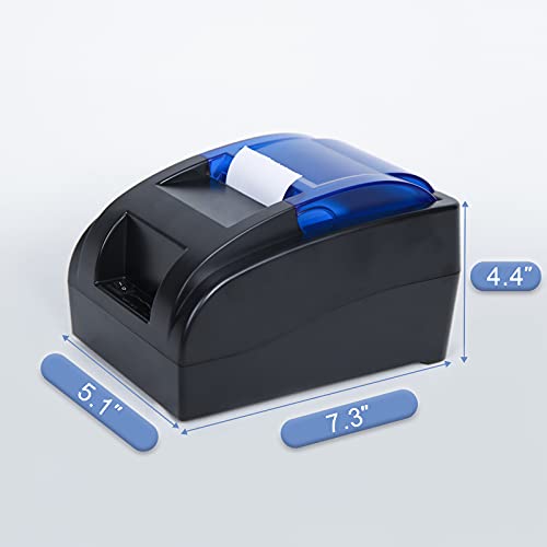 RIBAO Thermal POS Printer Receipt Printer Connect BC-55 BC-40 BCS-160 Mixed Bill Money Counter 58mm USB Cash Drawer Interface NOT for Square