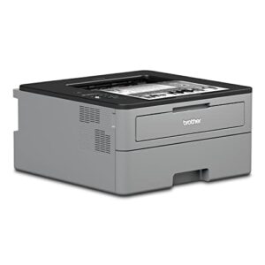 New Brother Compact Monochrome Laser Printer, HL-L23 25DW, Automatic Duplex (2-Sided) Printing, Wireless Networking, Durlyfish USB Printer Cable