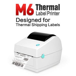 Fangtek Thermal Shipping Label Printer - Direct Thermal High Speed Printer - Compatible with Amazon, Ebay, Etsy, Shopify - 4×6 Label Printer & Multifunctional Printing