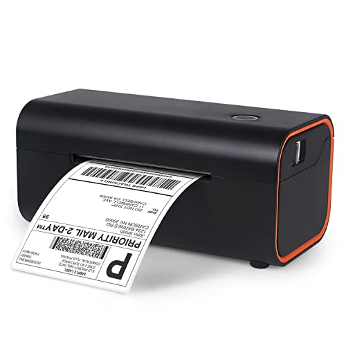 Thermal Shipping Label Printer - Direct Thermal High Speed Printer - Compatible with Amazon, Ebay, Etsy, Shopify - 4×6 Label Printer Multifunctional Printing - Compatible with Windows/Mac OS