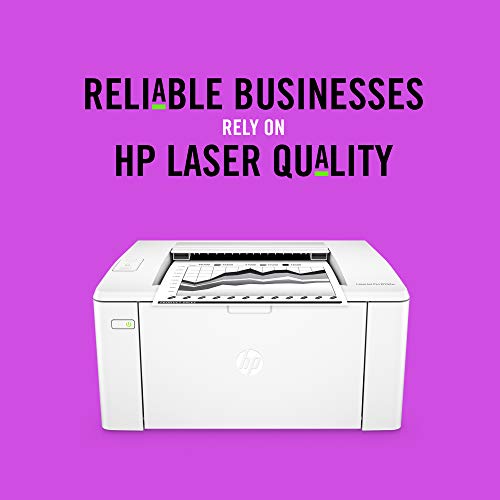 HP LaserJet Pro M102w Wireless Laser Printer, Works with Alexa (G3Q35A). Replaces HP P1102 Laser Printer, White