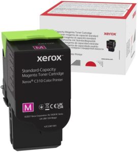 xerox c310 standard yield magenta toner cartridge (2,000 yield) (use & return)