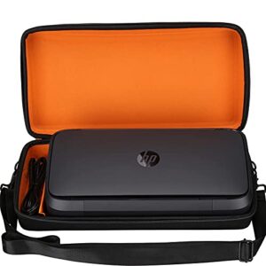 mchoi hard portable case compatible with hp officejet wireless 250 all-in-one portable printer cz992a,case only