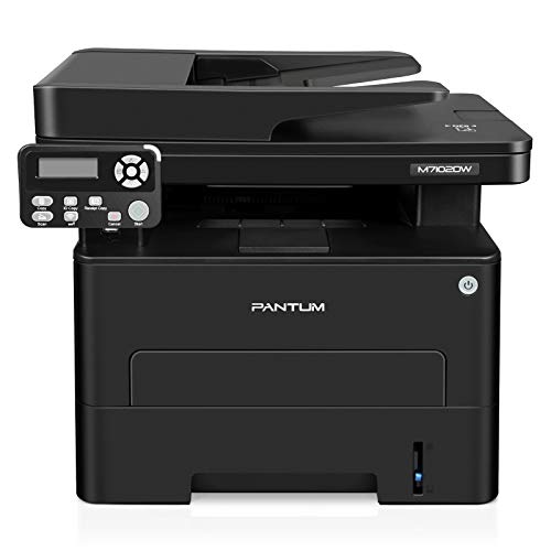 Pantum Laser Printer All in One Laser Printer Scanner Copier, Black White Printer Wirelessly Printer at 35PPM, M7102DW(V4T56A)