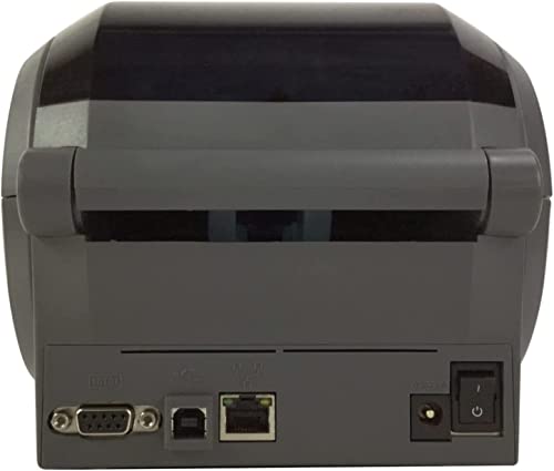 ZEBRA GK420T Thermal Transfer Desktop Monochrome Barcode Label Printer, Gray - USB, Serial and Ethernet Connectivity, 203 dpi, 4.25" Max Print Width, JTTANDS