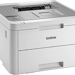 Brother L-3210CW Series Compact Digital Color Laser Printer I Wireless Connectivity | Mobile Printing I Up to 19 Pages/min I 250-sheet/tray Amazon Dash Replenishment Ready+ Printer Cable