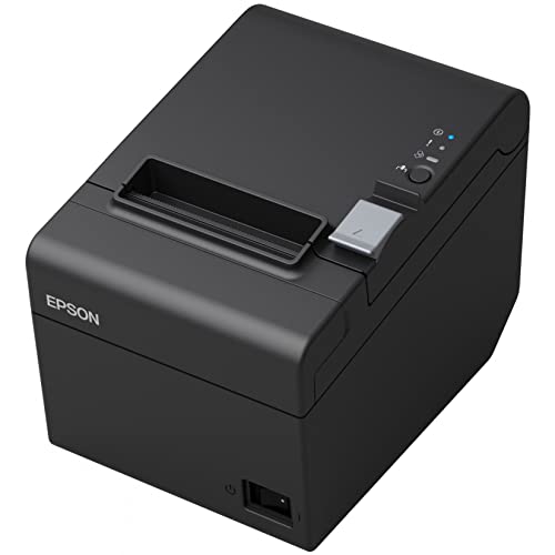 Epson TM-T20III Thermal POS Receipt Printer, Black - USB Type B, Parallel Interfaces and DK Port - Print Speeds Up to 250mm/sec, 203 dpi, Auto-Cutter, Monochrome, DAODYANG Printer_Cable