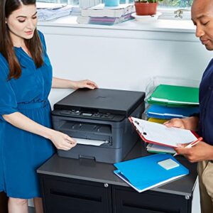 Brother HL-L2390DW Compact Monochrome All-in-One Laser Printer, Print Scan Copy, Auto 2-Sided Printing, 2400 x 600 dpi, 32 ppm, 250 Sheets, Compatible with Alexa, Bundle with JAWFOAL Printer Cable