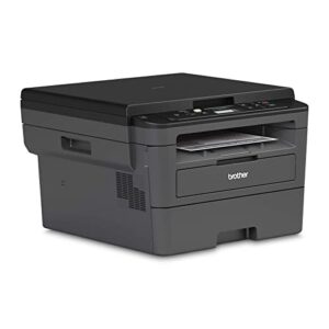 Brother HL-L2390DW Compact Monochrome All-in-One Laser Printer, Print Scan Copy, Auto 2-Sided Printing, 2400 x 600 dpi, 32 ppm, 250 Sheets, Compatible with Alexa, Bundle with JAWFOAL Printer Cable