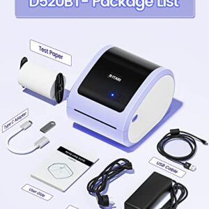 Bluetooth Shipping Label Printer 4X6 - Wireless Thermal Label Printer for Shipping Packages & Small Business - Thermal Shipping Label Printer Support with Phone, Compatible with Etsy , Shopify, UPS