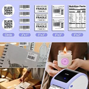 Bluetooth Shipping Label Printer 4X6 - Wireless Thermal Label Printer for Shipping Packages & Small Business - Thermal Shipping Label Printer Support with Phone, Compatible with Etsy , Shopify, UPS