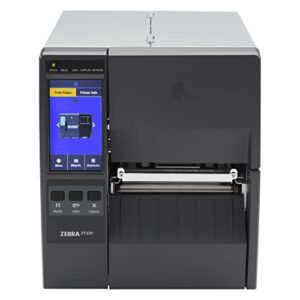 ZEBRA ZT23142-D01000FZ Direct Thermal Industrial Printer, ZT231 Upgraded Version of ZT230, 203 dpi Print Width 4 in Ethernet Bluetooth Serial USB, Includes: Touch Display, Tear Bar