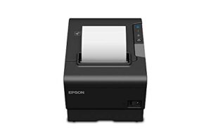 epson c31ce94731 epson, tm-t88vi-i, intelligent thermal receipt printer, ethernet, serial and usb interfaces, epson black, includes adapter v