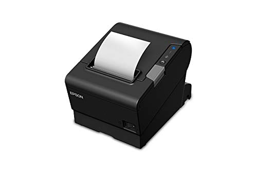 Epson C31CE94731 Epson, TM-T88VI-I, Intelligent Thermal Receipt Printer, Ethernet, Serial and USB Interfaces, Epson Black, Includes Adapter V