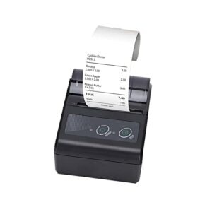 753 bluetooth receipt printer,50 to 80mm/s portable thermal pocket printer,compact wireless mobile printer thermal receipt printer,compatible for ios & android(us)