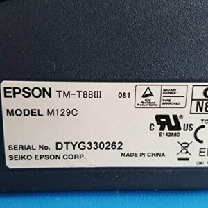 Epson TM-T8III Model M129C RS232 Interface Receipt Printer (Renewed)