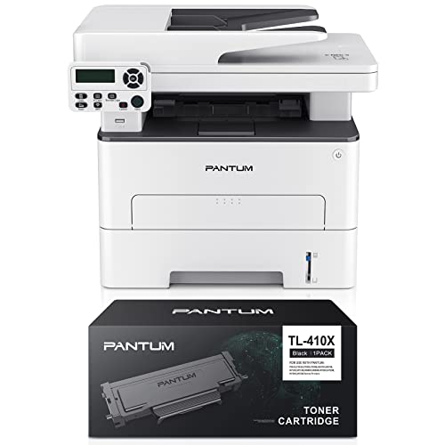 Pantum M7102DW Lasdr Printer Scanner Copier 3 in 1, Wireless and Auto Duplex Printing, with 1 Pack TL-410X 6000 Pages Yield Toner Cartridge