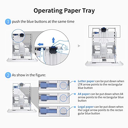 Pantum M7102DW Lasdr Printer Scanner Copier 3 in 1, Wireless and Auto Duplex Printing, with 1 Pack TL-410X 6000 Pages Yield Toner Cartridge