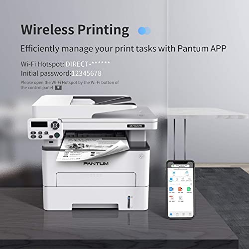 Pantum M7102DW Lasdr Printer Scanner Copier 3 in 1, Wireless and Auto Duplex Printing, with 1 Pack TL-410X 6000 Pages Yield Toner Cartridge