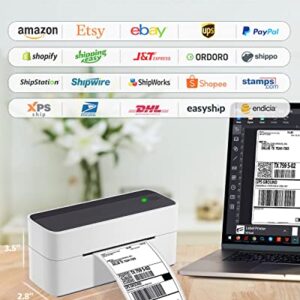 Phomemo Bluetooth Thermal Label Printer, Shipping Label - 4" x 6" Fan-Fold Labels, 500 pcs