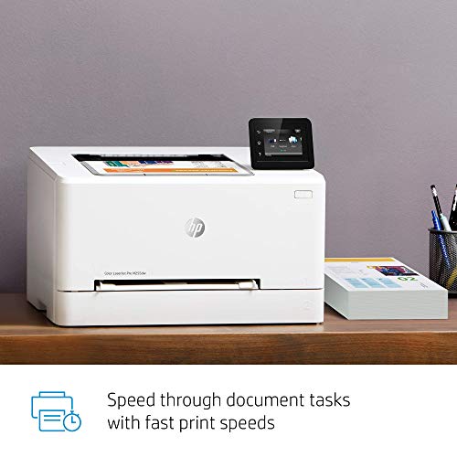 HP Color Laserjet Pro M255dw Wireless Laser Printer, Remote Mobile Print, Duplex Printing (7KW64A), White, One Size (7KW64A#BGJ) (Renewed)