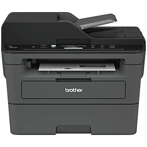 JAWFOAL Brother DCP-L2550DW All-in-One Wireless Monochrome Laser Printer, Print Scan Copy - 2400 x 600 dpi, 36 ppm, 250-Sheet, 50-Sheet ADF, Automatic Duplex Printing, Bundle