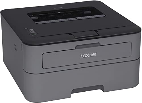 Brother L-2300D Series Compact Monochrome Laser Printer I Auto 2-Sided Printing I Up to 26 Pages/min I 250-sheet/tray I 2400 x 600 dpi I 27ppm + Printer Cable