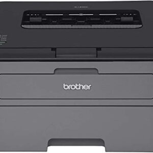 Brother L-2300D Series Compact Monochrome Laser Printer I Auto 2-Sided Printing I Up to 26 Pages/min I 250-sheet/tray I 2400 x 600 dpi I 27ppm + Printer Cable