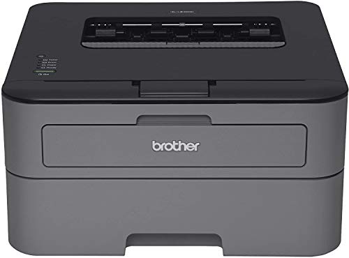 Brother L-2300D Series Compact Monochrome Laser Printer I Auto 2-Sided Printing I Up to 26 Pages/min I 250-sheet/tray I 2400 x 600 dpi I 27ppm + Printer Cable