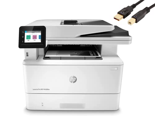 HP Laserjet Pro M428fdw Monochrome Wireless Laser Printer, Print & Copy & Scan & Fax, Wi-Fi, 40ppm, 4800 x 600dpi, 2.7" Color Touchscreen Display, Auto 2-Sided Printing, Durlyfish