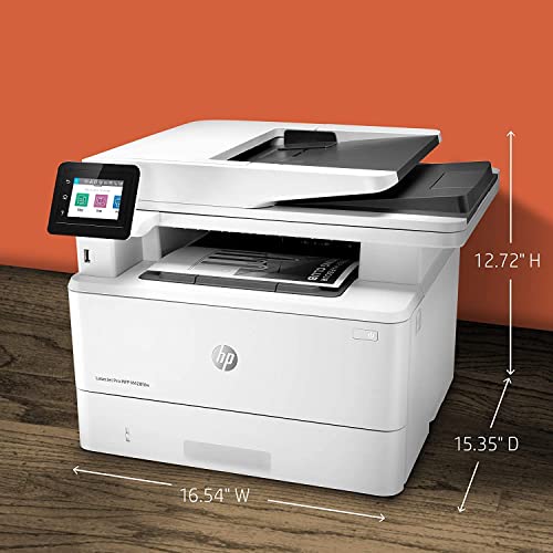 HP Laserjet Pro M428fdw Monochrome Wireless Laser Printer, Print & Copy & Scan & Fax, Wi-Fi, 40ppm, 4800 x 600dpi, 2.7" Color Touchscreen Display, Auto 2-Sided Printing, Durlyfish