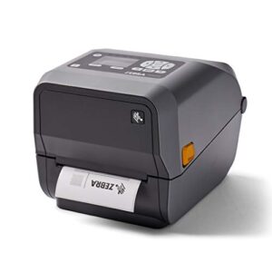 zebra zd620t thermal transfer desktop printer with lcd screen 203 dpi print width 4 in wifi bluetooth usb serial ethernet zd62142-t01l01ez