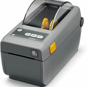 ZEBRA ZD410 Direct Thermal Only Desktop Barcode Label Printer - USB and USB Host, Modular Connectivity Slot - 203 DPI, 6 IPS, 2.2" Print Width, Monochrome - ZD41022-D01000EZ JTTANDS