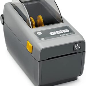 ZEBRA ZD410 Direct Thermal Only Desktop Barcode Label Printer - USB and USB Host, Modular Connectivity Slot - 203 DPI, 6 IPS, 2.2" Print Width, Monochrome - ZD41022-D01000EZ JTTANDS