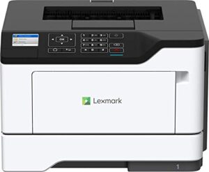 lexmark b2546dw print only monochrome laser printer duplex two sided printed wireless printing & airprint ready (36sc371)