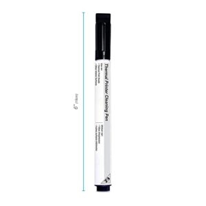 Waffletechnology KICTeam Printhead Cleaning Pen with Chisel Cap for Quickly Removing Contaminants from Thermal Printers Including Label Printer, and Shipping Label Printer (KT-PJC2B12) (12)